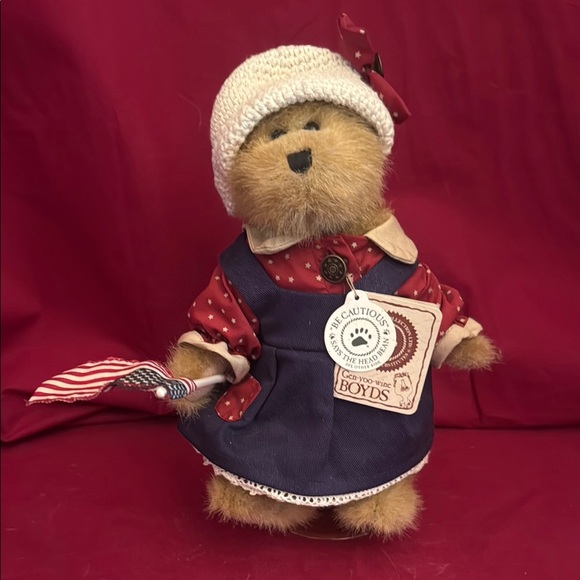 Boyds Bears | Other | Nwt Boyds Bear In Red White And Blue Americana ...